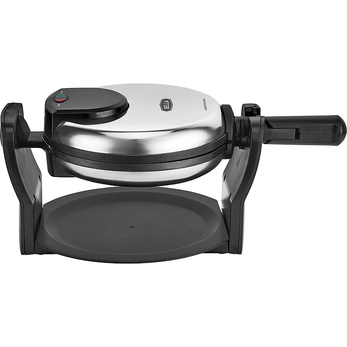 Bella - Non-Stick Rotating Belgian Waffle Maker - Stainless Steel - BPA & PFOA Free