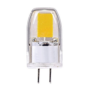 Satco S9544 G6.35 Bulb in Light Finish, 1.63 inches, Clear