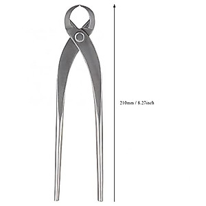 210mm Round Edge Steel Garden Pruning Shears,Thick Branches Cutter Scissors,Bonsai Scissors, Easy to Maneuver,Widely Used for Garden Bonsai Trimming