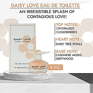 Marc Jacobs 4 Pieces for Women Mini Gift Set, 0.55 Ounce