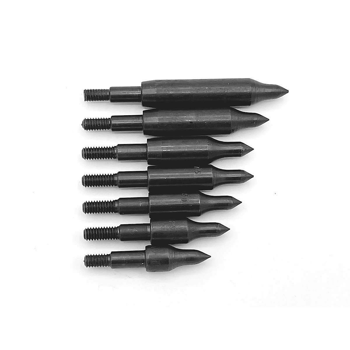 Vantage Point Archery VPA Field Point Tip Test Kit 7 Pack 100 125 150 175 200 250 300 Grain for Compound, Crossbow, and Traditional Bows