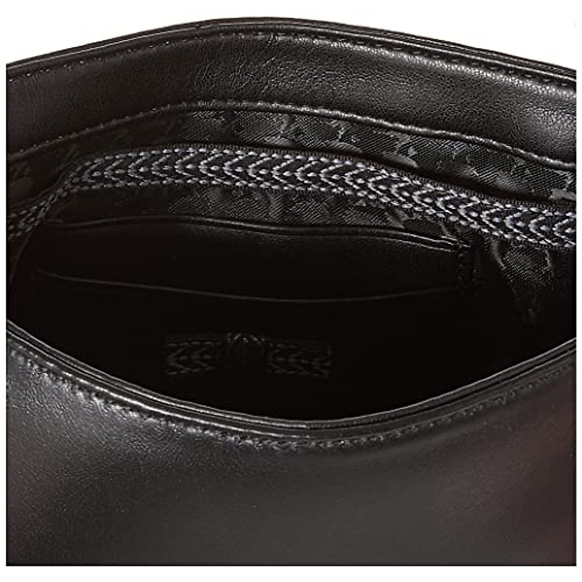 Karl Lagerfeld Paris Womens Agyness Quilted Flap Crossbody, Black/Silver, One Size US