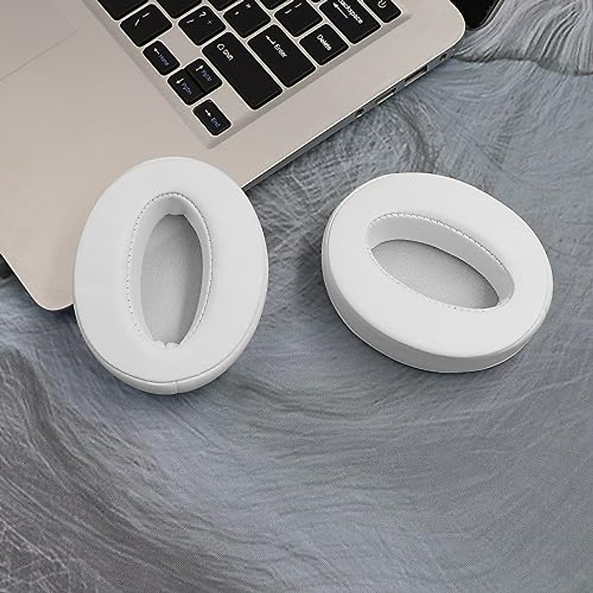HD4.50BT Ear Pads Cushion, MOLGRIA Replacement Memory Foam Earpads for Sennheiser HD 4.50BT, HD 4.50BTNC, HD 4.40BT Headphones(White)