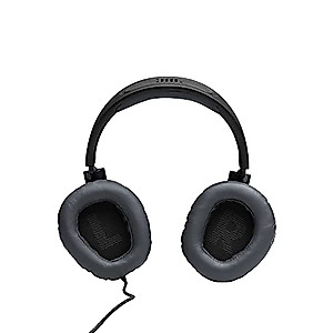 JBL Quantum 100 - Wired Over-Ear Gaming Headphones - Black (Renewed)