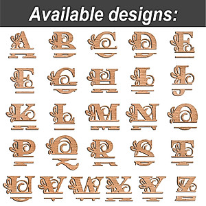 Custom Name Nursery Wooden Sign 6-50 inch, Split Letter Baby Shower, Baby Name Sign for Boy or Girl, Wedding Sign, Personalized Children's Room Sign Décor (Sign-3)