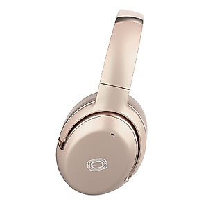 SUPSOO Headphones Wireless Bluetooth, Active Noise Cancelling Headphones Bass Headphone with Mic, 60 Hr Playtime, Stereo Sound, Over Ear PC Wireless Bluetooth Headset-Rose Gold