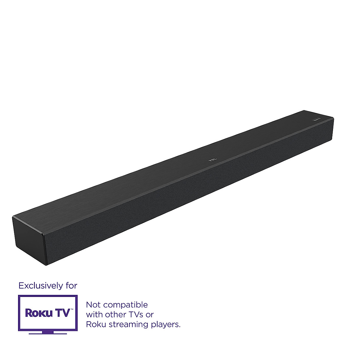 TCL Alto R1 Wireless 2.0 Channel Sound Bar for Roku TV, Bluetooth,Wifi TSR1-NA 31.5-inch, bass_boost, Flat, Black