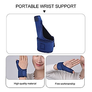 Healifty 1pc Thumb Orthosis Wrist Support Brace Wrist Support Wrap Broken Finger Splint Resting Hand Splint Wrist Brace Thumb Guard to Sleep Protective Gear Ok Cloth Composite Material