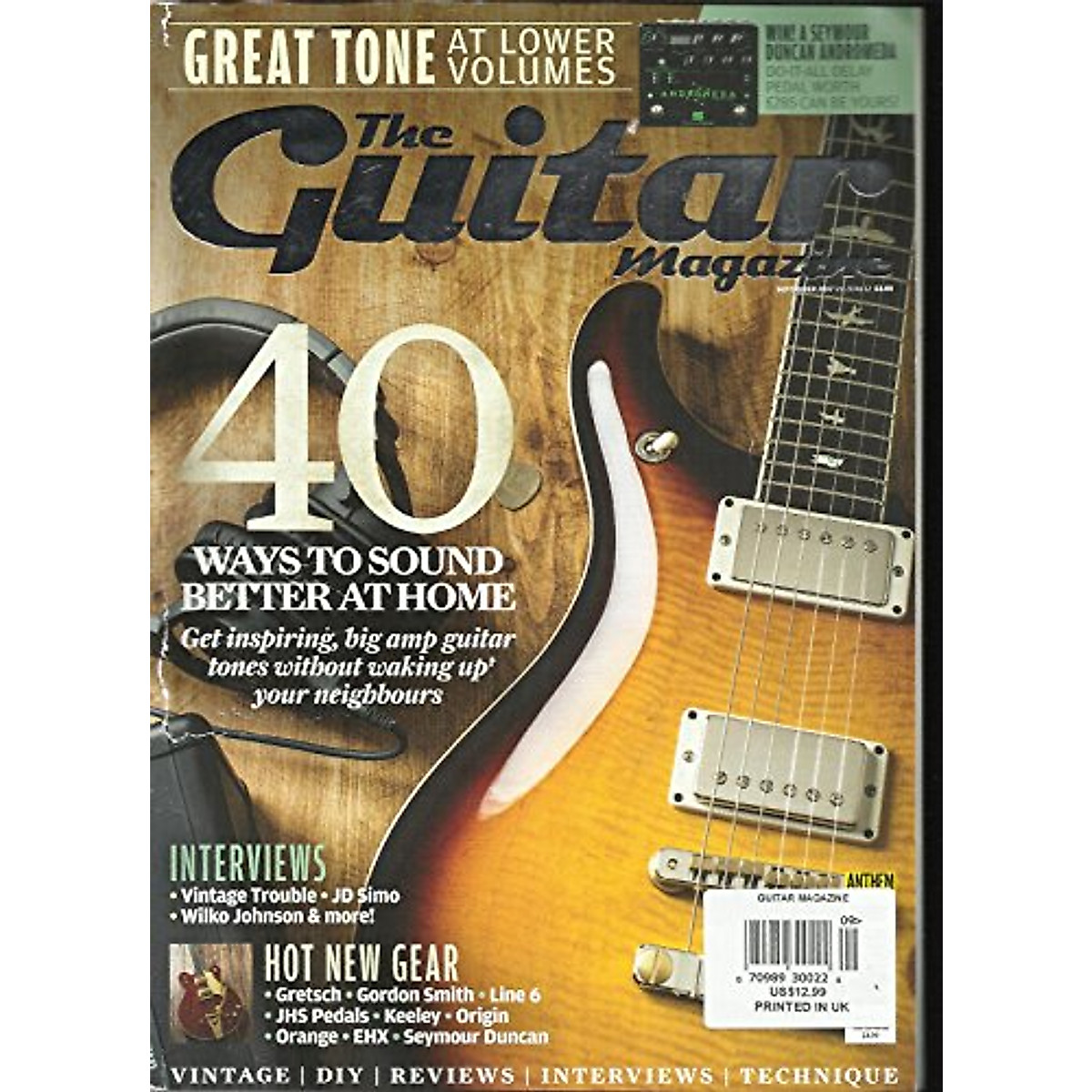 THE GUITAR MAGAZINE, SEPTEMBER, 2017 VOL. 28 NO. 12 PRINTED IN UK