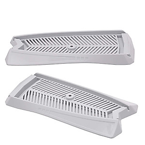 HEATFUN PS5 Digital Stand Vertical, PS5 Vertical Stand Digital Edition Built-in Cooling Vents and Non-Slip Feet - White