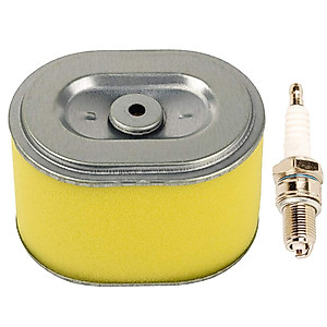 HIFORM Air Filter with Spark Plug Replacement for Honda GX140 GX160 GX200 5.5hp 6.5hp Engine Generator Water Pump