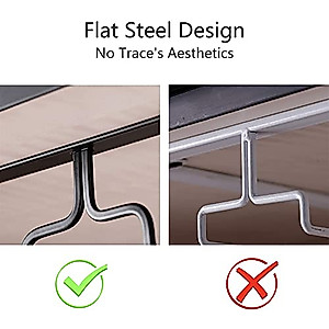 Wine Glass Shelf, Upside-down Home Goblet Iron Art Shelf, Wine Glass Hanging Storage Rack