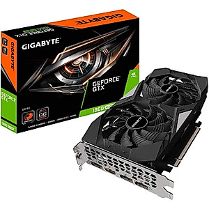 Gigabyte Gv-N166SOC-6GD GeForce GTX 1660 Super OC 6G Graphics Card, 2X Windforce Fans, 6GB 192-bit GDDR6, Video Card