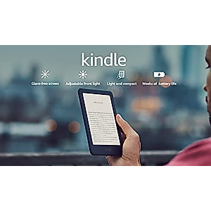 Kindle (2019 release)- With a Built-in Front Light - White - Without Lockscreen Ads + 3 Months Free Kindle Unlimited (with auto-renewal)