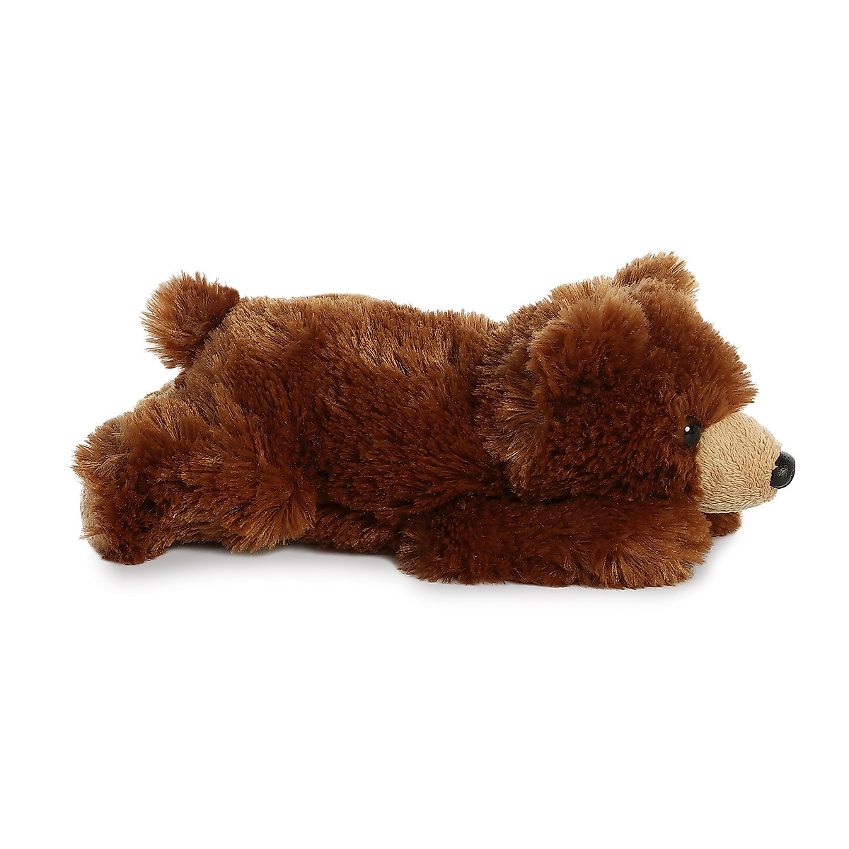 Aurora® Adorable Mini Flopsie™ Grizzly Bear Stuffed Animal - Playful Ease - Timeless Companions - Brown 8 Inches