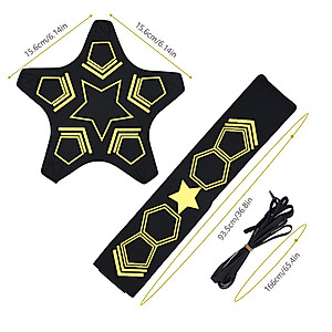 Ainiv Soccer Ball Net Kicker,Soccer Bungee Trainer, Football Kick Trainer, Juggling Soccer Ball Holder,Training Aid Football Skills Practice for Kids Adults, for Size 3 4 5 Footballs