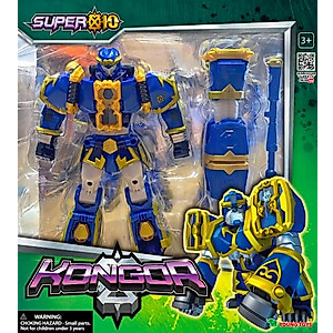 SUPER10 Mix X Change Kongor, Youngtoys Transforming Collectible Toys Animals to Robot