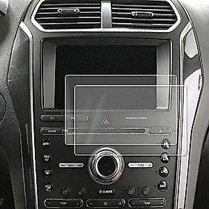 Red Hound Auto Touch Display Protectors 2011-2019 Compatible with Ford Explorer MyFord Screen Saver 2pc Custom Fit Invisible High Clarity Minimizes Fingerprinting 8 Inch