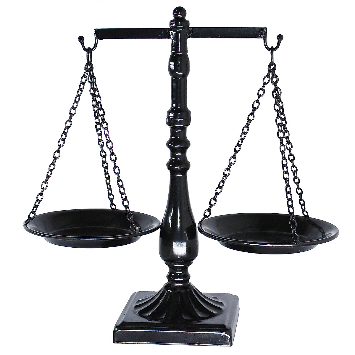 Vintage Style Metal Libra Jewelry Display Tray Cosmetic Organizer Storage, Black