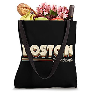 Retro Boston Massachusetts MA Gifts Souvenirs Men Women Kids Tote Bag