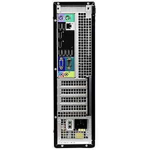 Dell Optiplex 7010 Small Desktop Computer (SFF) | Quad Core Intel i5 (3.2GHz) | 16GB DDR3 RAM | 2TB HDD Hard Disk Drive | Windows 10 Pro | 24in Monitor | RGB Mouse + Keyboard (Renewed)
