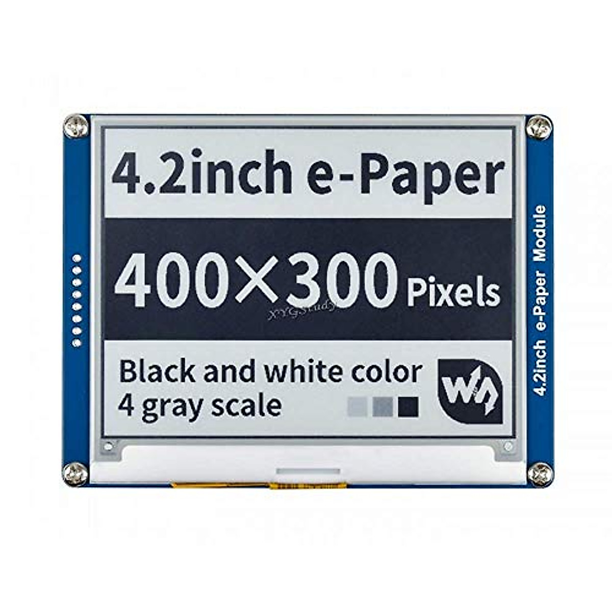XYGStudy for Raspberry Pi/Jetson Nano/STM32 4.2 inch e-Paper E-Ink Display Module 400x300 Screen Interface SPI Compatible with 3.3V/5V MCU