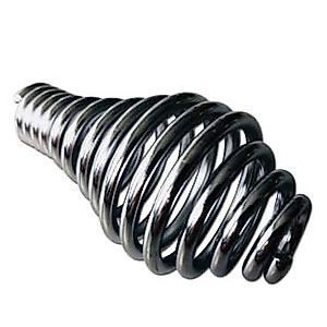 LavaLock BBQ Heavy Duty Spring Handle One Sided 3-1/2" Tapered Chrome Barbecue Smoker, Grill, Stove, Pit Accessories