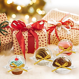 Cocoa Bomb Boxes Spherical Chocolate Bomb Package Box Small Cupcake Box 50 Pack