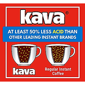 Kava Acid Reduced Instant Coffee in Glass Jar, 4 Ounce (Pack of 1)