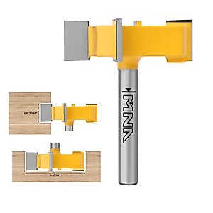 MNA CNC Spoilboard Surfacing Router Bit,4PCS Router Bit Set,1/4 Inch Shank ，4 Wings,1-37/64-Inch Cutting Diameter,1/4" 5/16" 3/8" 1/2" Milling Depth
