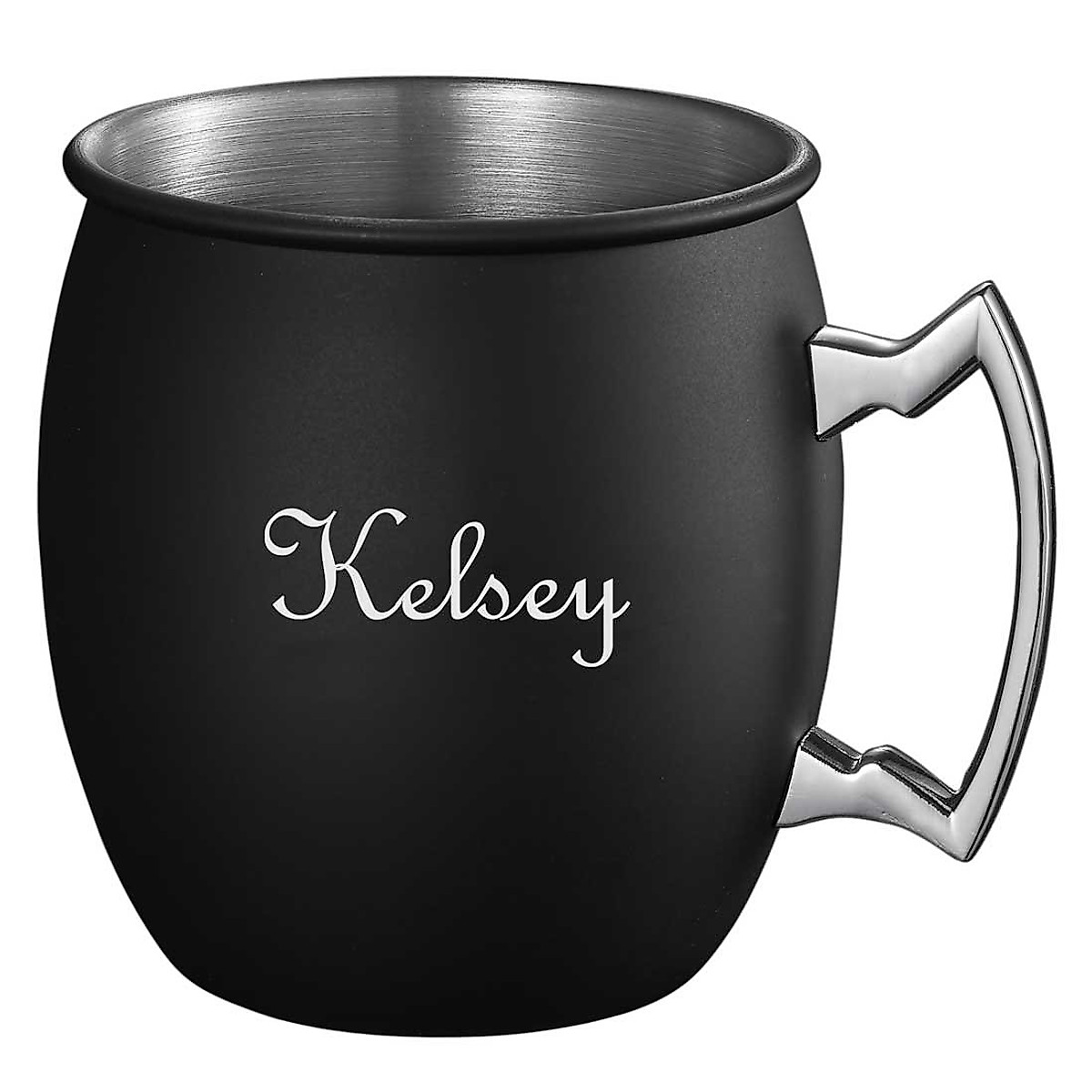 Visol Personalized 16 oz Kremlin Matte Black Finish Moscow Mule Mug - Free Engraving (Text)