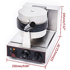 Guaopom 2400W Commercial Electric Panini, Electric Burger Machine Waffle Machine Press Machine Grillers, Hamburger Baking Sandwich Maker, Stainless Steel Non-Stick Pan Grilled Cheese Machine(Panini)