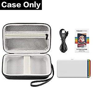 Case Compatible with Polaroid Hi-Print 9046 Bluetooth Connected 2x3 Pocket Photo Printer, Travel Pocket Picture Printer Organizer Holder Bag For Paper Cartridges and More Accessories(Box Only)