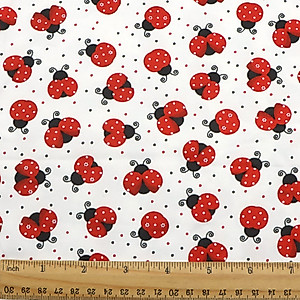 David Angie Printed Double Brushed Polyester Fabric Soft Smooth 4 Way Stretch Knit Fabric by The Yard for Dress Sewing (A)