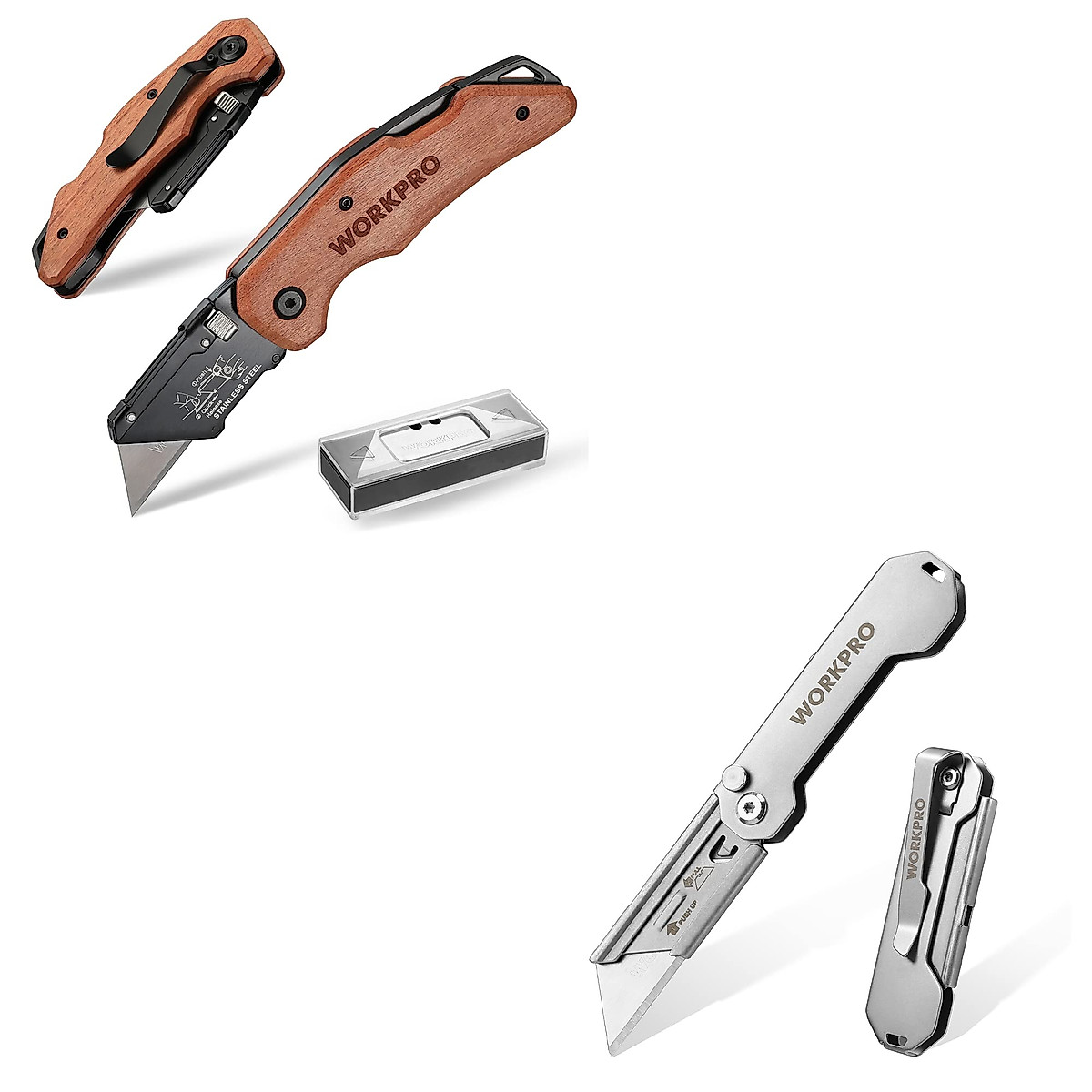Folding Utility Knife- Mini + Heavy Duty