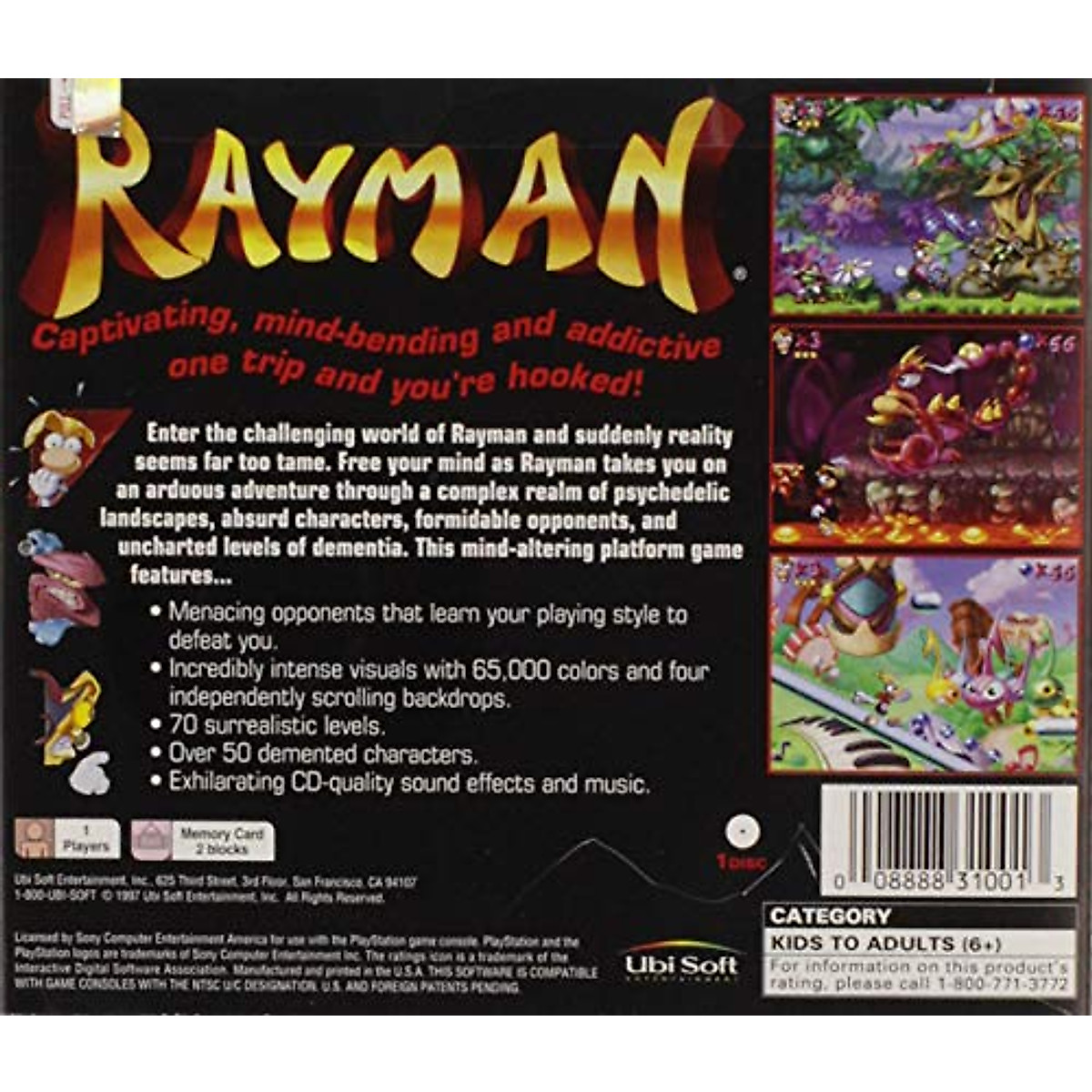 Rayman Rush - PlayStation