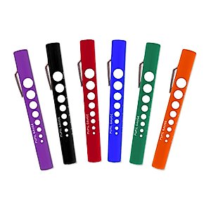 Dixie EMS Colored Disposable Penlight with Pupil Gauge- 6 Colors!