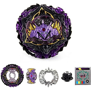 CombatGyro Bay Blades Toy Evolution Super King B-175 Lucifer The End Kou Drift Starter Set B-184 LR Launcher Grip Metal Fusion Bey Battling Tops Burst Gaming Toys Gift for Boys Age 4-7 8-12+