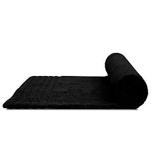 Tens Towels Large Bath Sheets, 100% Cotton, 35x70 inches Extra Large Bath Towel Sheets, Lighter Weight, Quicker to Dry, Super Absorbent, Oversized Bath Towels (Black)