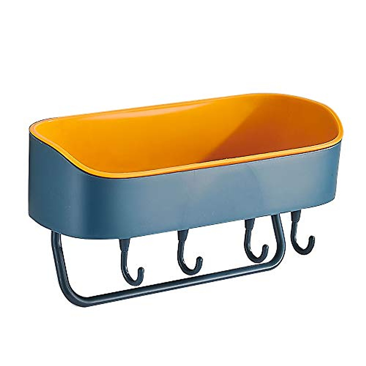 BEAUTTI DAUPHINE Self Adhesive Wall Mounted Shower Caddy Shelf Bath Organizer, Shampoo Shelves Storage Basket Soap Holder for Bathroom, Kitchen