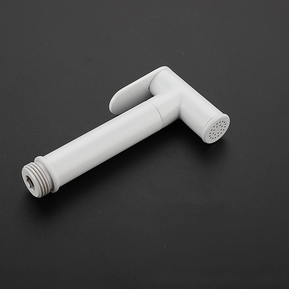 TVBNHU Handheld White Bidet Sprayer, Brass Bidet Attachment Set for Toilet, Wall Mounted Mixer Bidet Faucet with Hot and Cold Water, Single Handle ​Cloth Diaper Sprayer