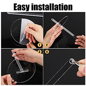 Large Wrist Yarn Holder, Acrylic Yarn Holder with Wrist Strap Portable Yarn Organizer Yarn Holder Spinner for Craft Lovers Knitting, Prevent Tangling