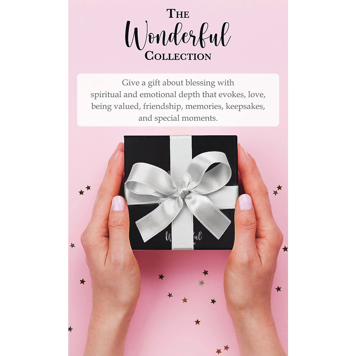 Round Jewelry Mirror Polished Trinket Box - Christian Keepsake for New Born Babies to Celebrate Baptism, Catholic First Communion Rosary Necklace Eucharistic Box Metal