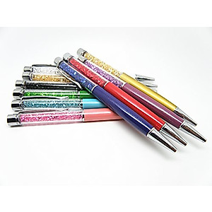 10 Pack Crystal Ballpoint Pen Filled With Swarovski Crystal Elements