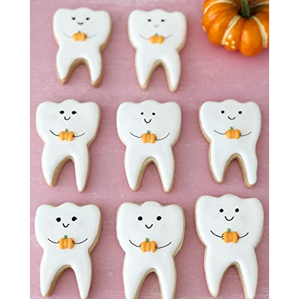 Cookie Cutter 3-piece Toothpaste + Teeth + Toothbrush Model, Donut Cake Fudge, DIY Baked Kids Birthday Party Cake, Cookies & Sandwiches Dentist Day Gifts
