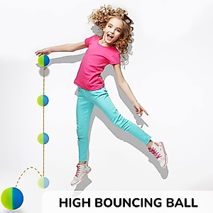 Bouncy Balls for Kids Bulk - Rubber Balls for Kids - Bounce Balls - Large Bouncy Ball 45 mm - Super Ball Vending Machine Toys - Bouncing Balls Party Favors - Classroom Prizes