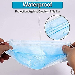 EBAT ASTM Level 1 Disposable Face Masks 100 PCS (2-Box) - for Home & Office,Breathable & Comfortable 3-Layer Filter, Blue