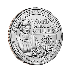 2022 P,D American Women, Washington Nina Otero-Warren 2 Coin Set, P and D Quarter Uncirculated