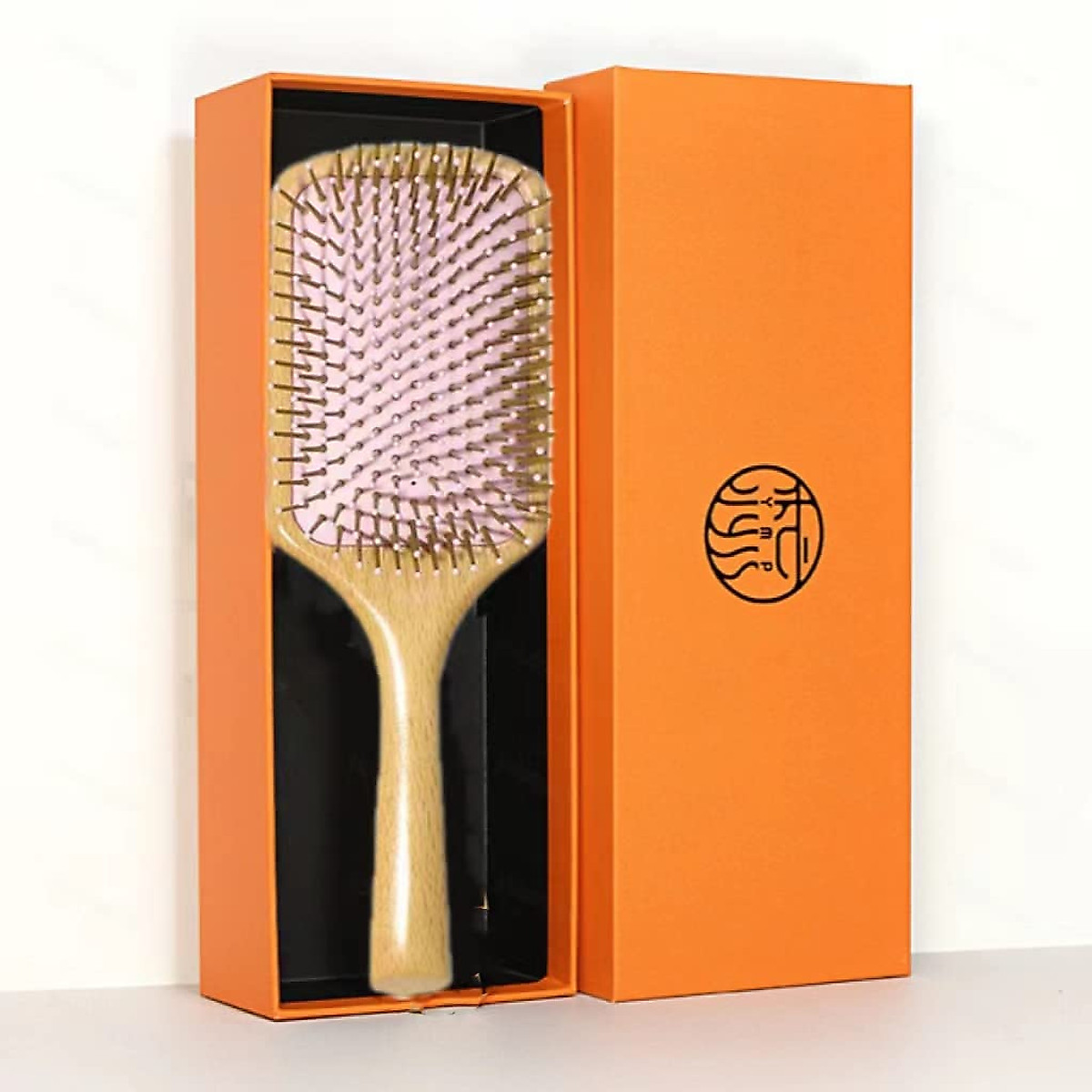 hair comb (square, pink)