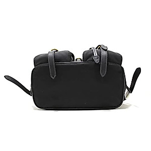 Prada Black Tessuto Nylon Soft Calf Leather Adjustable Backpack 1BZ677
